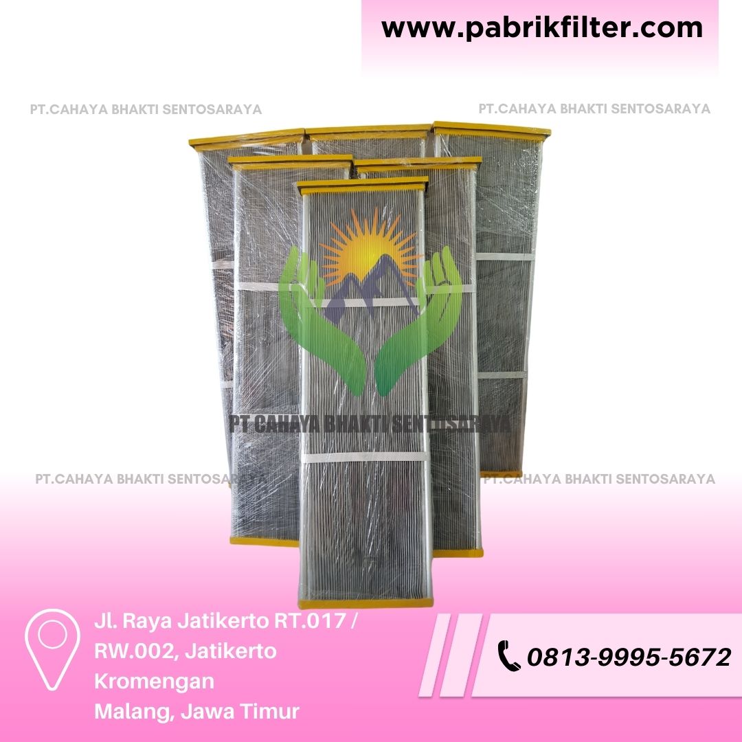 Primary Stainless Steel Minipleat Filter AHU - Pabrik Filter